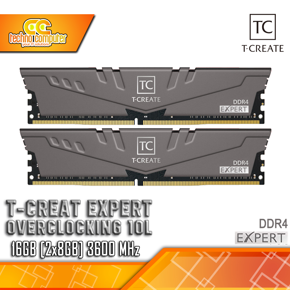 Jual RAM DDR4 TEAM T-CREATE EXPERT 16GB (2x8GB) Kit 3600Mhz | Shopee ...