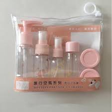 Jual Botol Travel Mini / Wadah Botol Isi Ulang Travel set Isi 7 ...