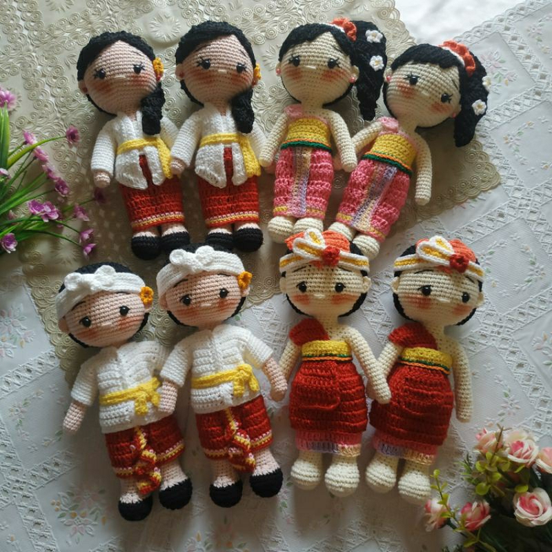 Jual Boneka rajut adat nusantara (Bali) | Shopee Indonesia