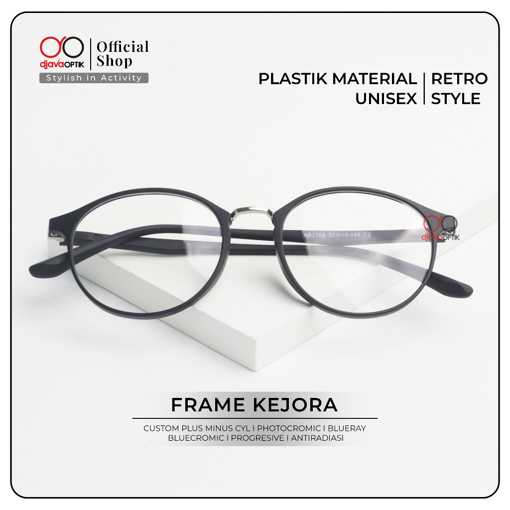 Jual DJAVA OPTIK - Frame Kejora - Kacamata Antiradiasi Lensa Minus Plus dan Cyl Kacamata Pria ...