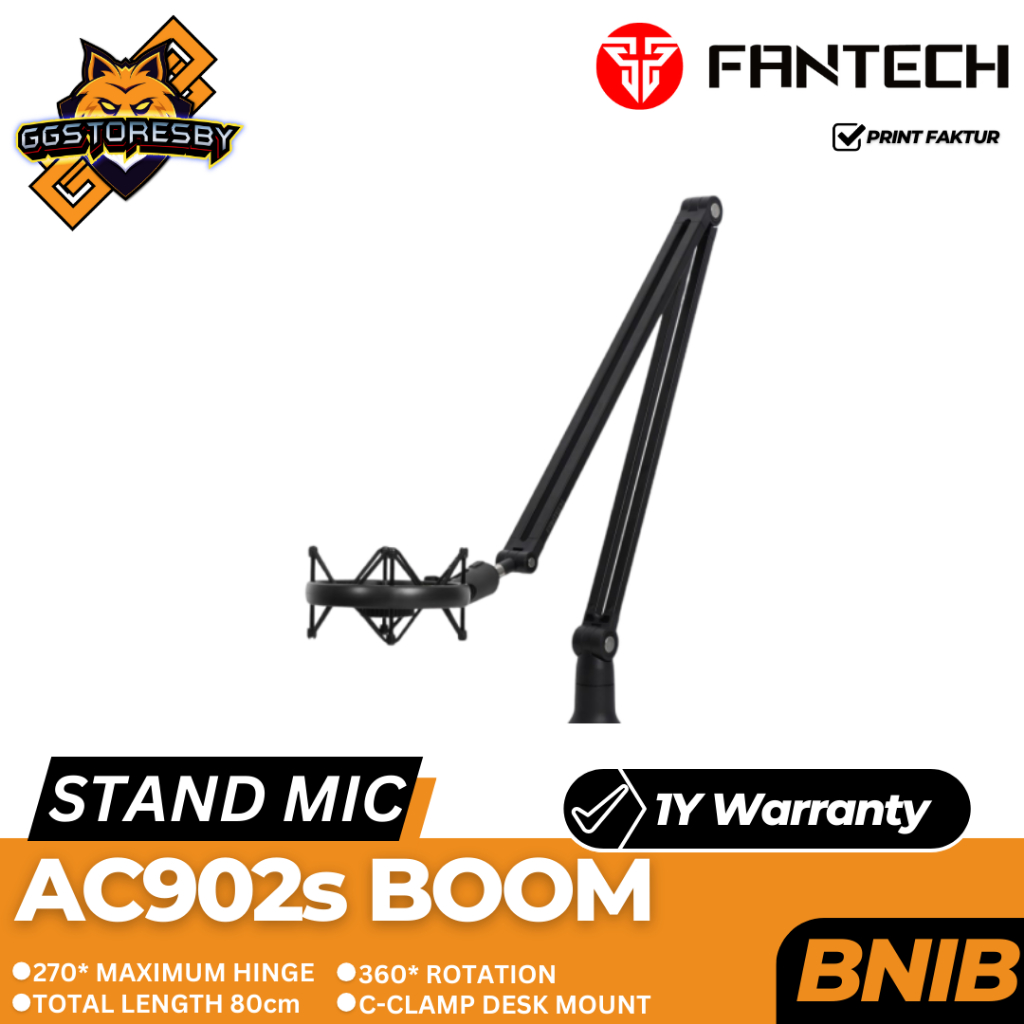 Jual FANTECH AC902S BOOM ARM ADJUSTABLE STAND MICROPHONE | Shopee Indonesia