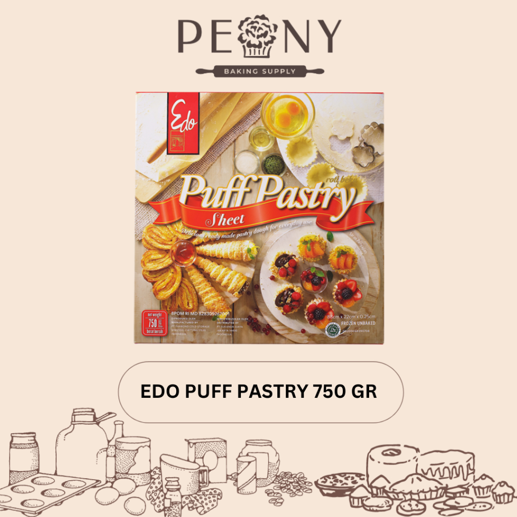 Jual EDO PUFF PASTRY 750 GR | Shopee Indonesia