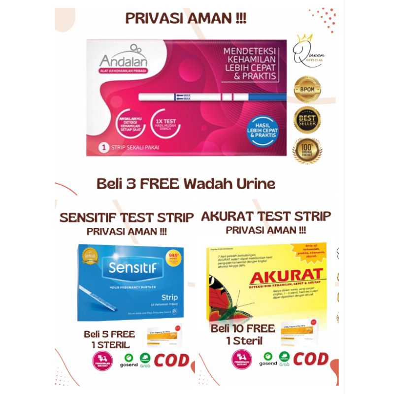 Jual Testpack Sensitif Strip - Andalan strip - Akurat Strip - Testpek ...