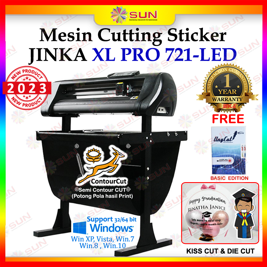 Jual Mesin Cutting Sticker Jinka Pro 721 - XL Pro LED ( Contour Cut ...
