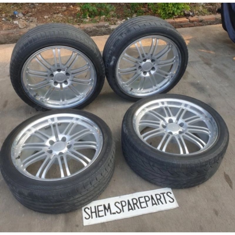 Jual velg dronell made in japan R19 pcd 5x120 tapak rata 8,5 fitment ...