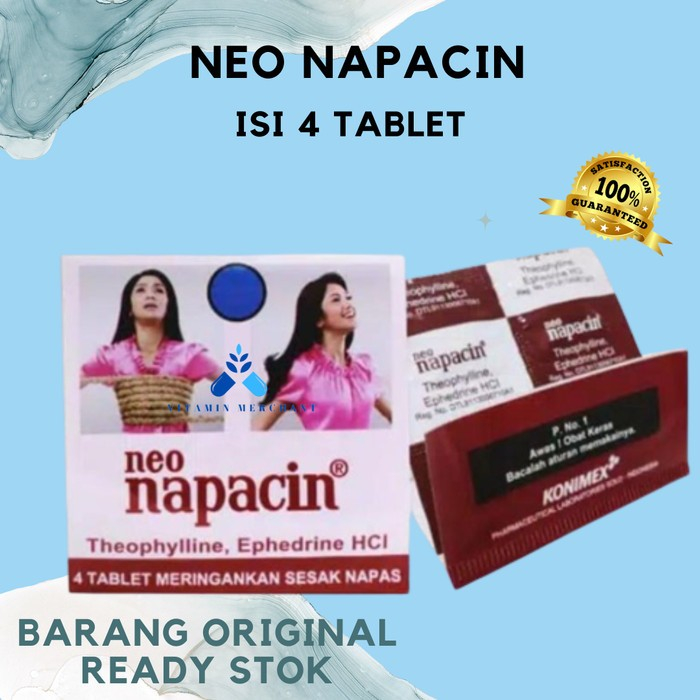 Jual NEO NAPACIN isi 4 tablet - obat asma | Shopee Indonesia