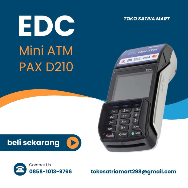 Jual Mesin ATM mini PAX D210 | Shopee Indonesia