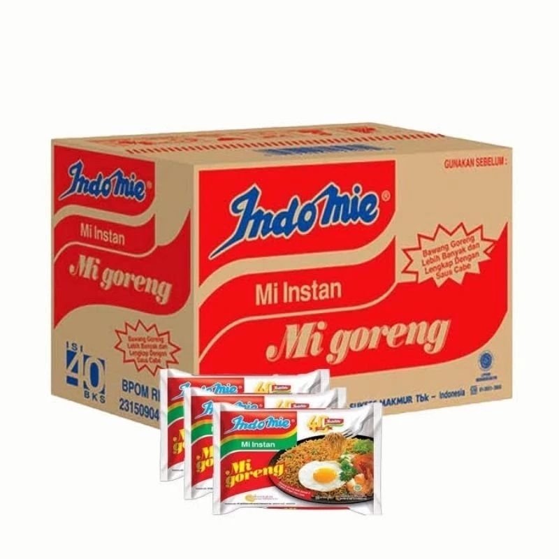 Jual (KARTON) INDOMIE goreng/soto/ayam bawang isi 40 | Shopee Indonesia