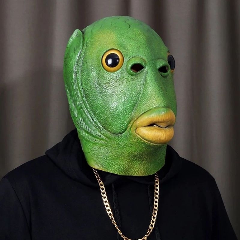 Jual topeng latex topeng ikan | Shopee Indonesia