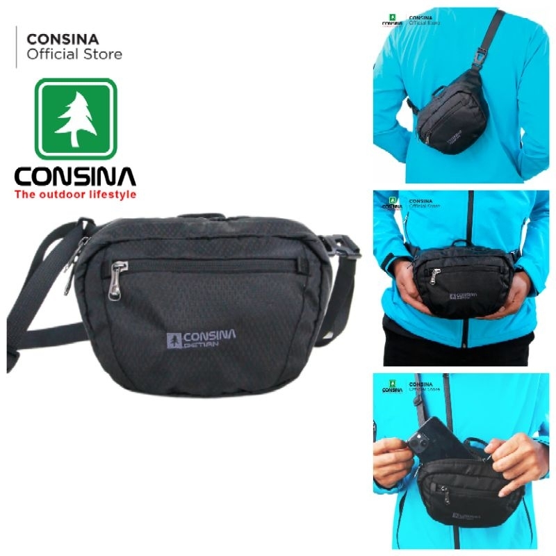 Jual Consina Detian Tas Selempang Pinggang Waistbag Consina | Shopee ...