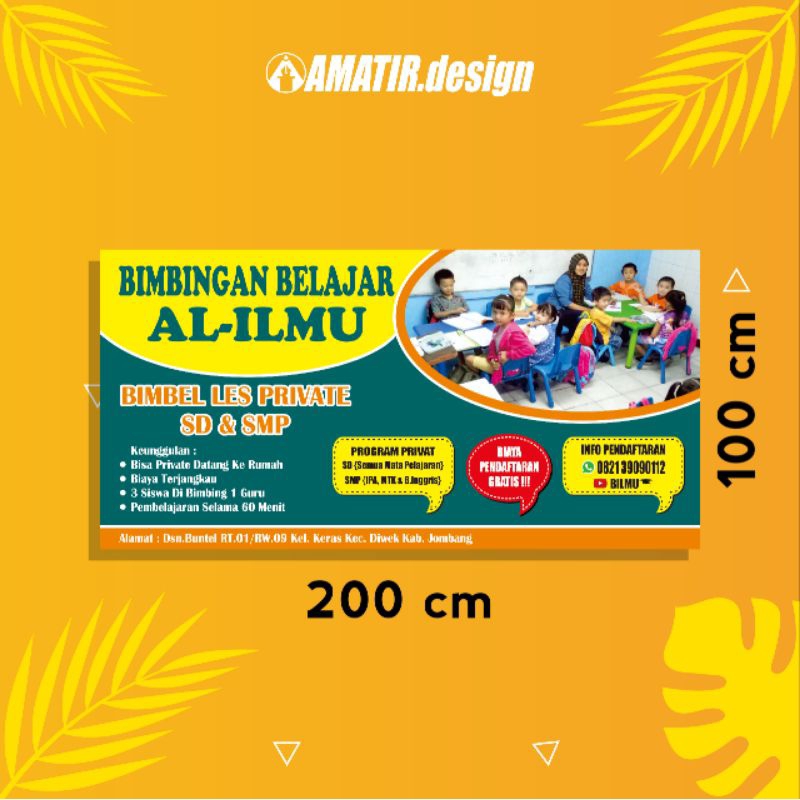 Jual BANNER BIMBEL, BANNER BIMBINGAN BELAJAR (100x200 cm) | Shopee ...