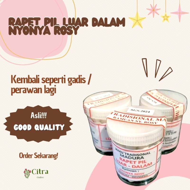 Jual JAMU / RAMUAN MADURA NYONYA ROSI ROSY RAPAT LUAR DALAM / PERAPAT ...