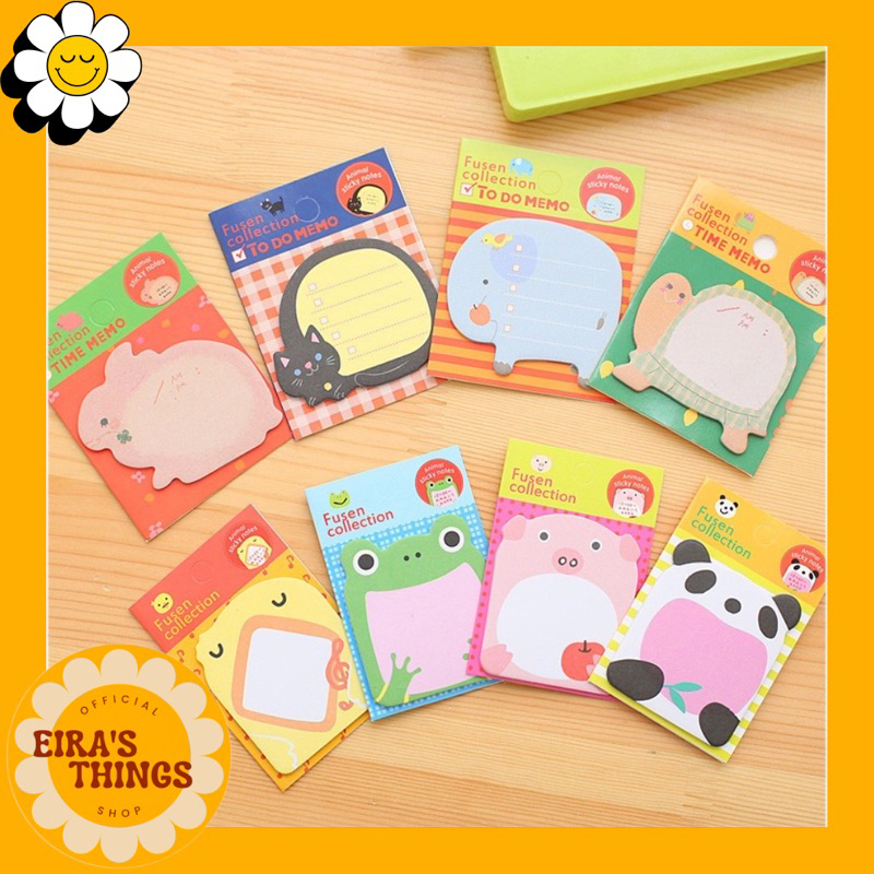 Jual Sticky Notes Motif Hewan / Tempelan Kertas / Catatan Memo Note ...