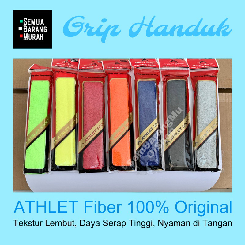 Jual Grip Handuk untuk Raket Badminton ATHLET 100% Original | Shopee ...