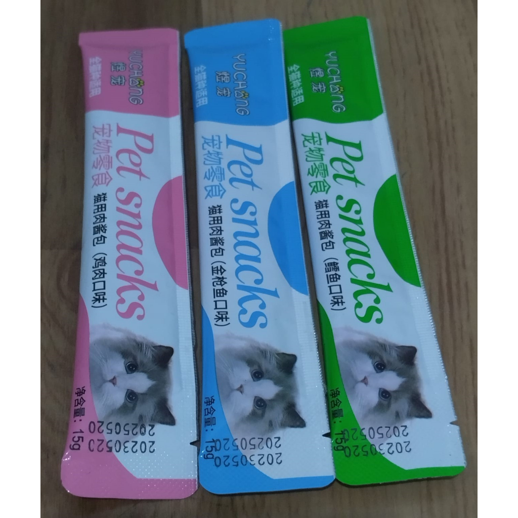 Jual Snack Cat Strip 15 gr (isi 3 sachet) | Shopee Indonesia