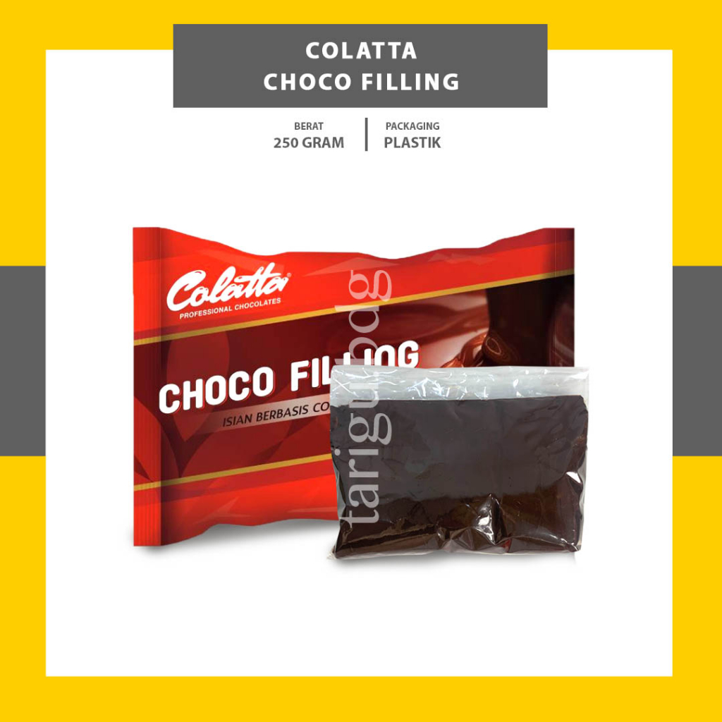 Jual COLATTA CHOCO FILLING 250GR - CHOCOLATE FILLING - COLLATA SELAI ...