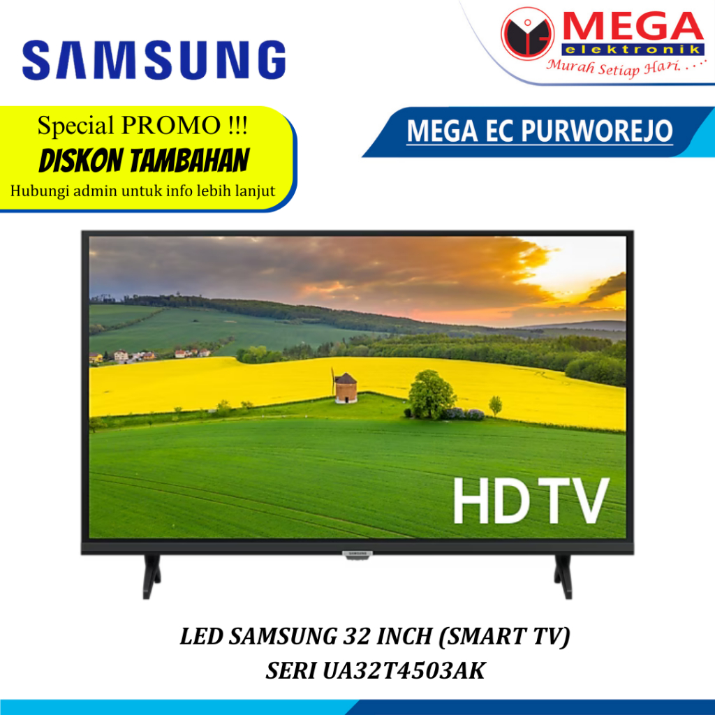 Jual LED SAMSUNG UA32T4503AK 32 INCH (SMART TV) | Shopee Indonesia
