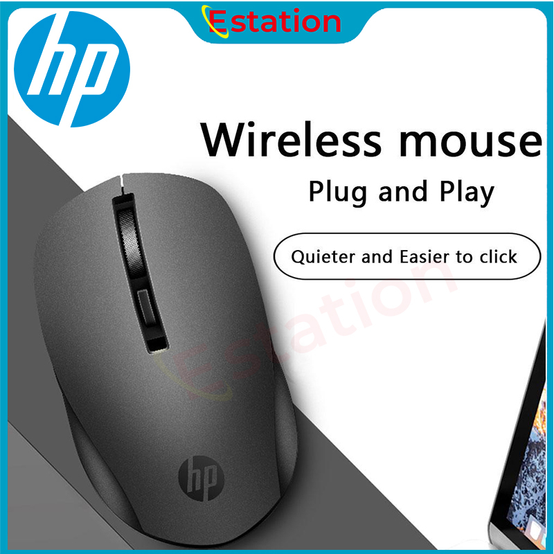 Jual Mouse wireless HP s1000 silent plus mouse 1600 | Shopee Indonesia