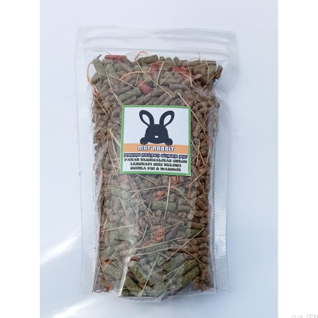 Jual Pakan kelinci Guinea pig marmut mat rabbit 250 gr pakan dengan ...