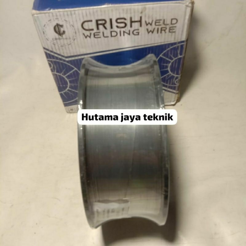 Jual Pakan Las Mig Flux core alumunium 6 Kg 0,8 Crish Weld welding wire ...