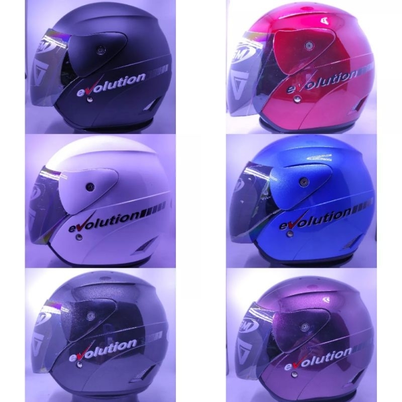 Jual HELM GM EVOLUTION ALL COLOUR | Shopee Indonesia