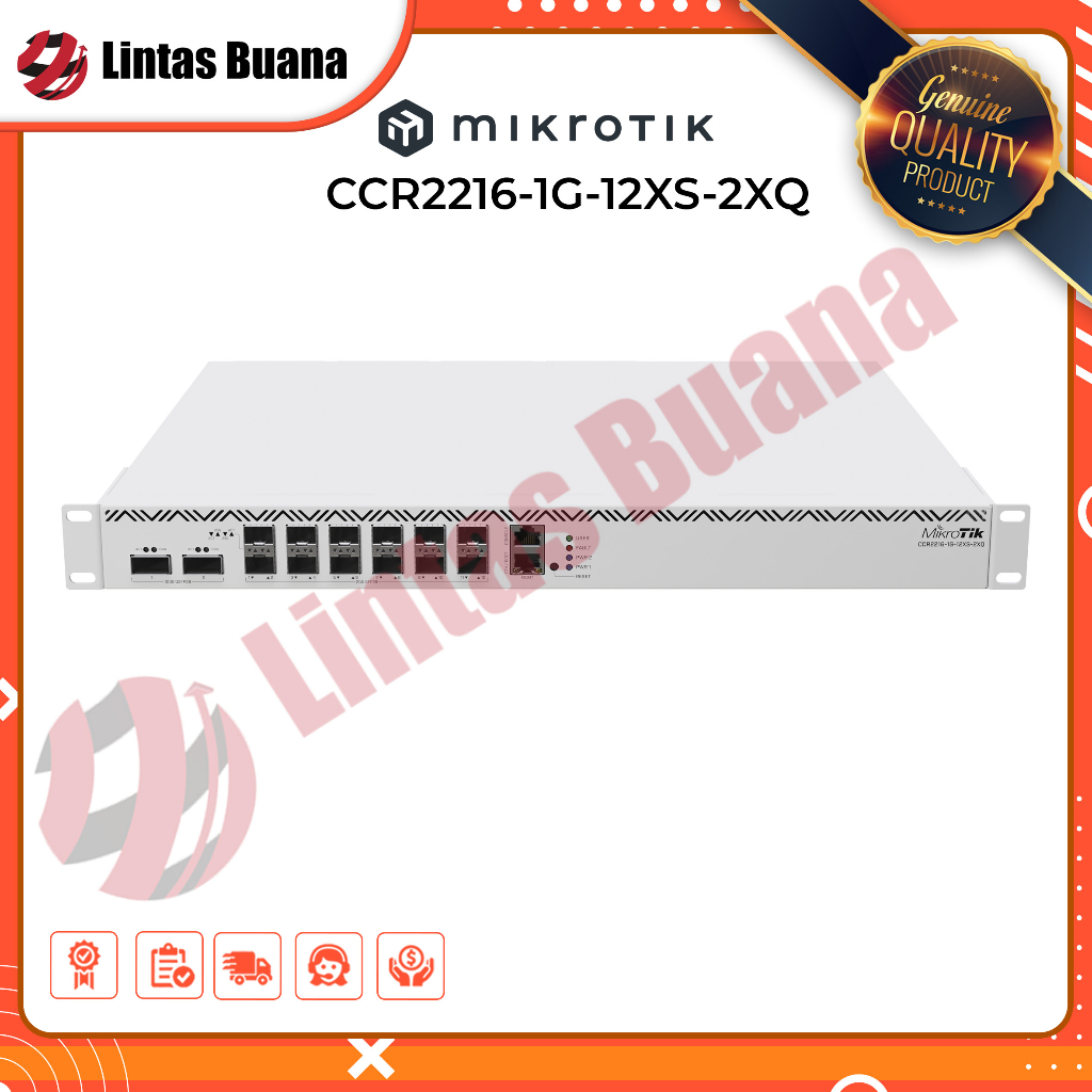 Jual Mikrotik CCR2216-1G-12XS-2XQ CCR 2216 1G 12XS 2XQ | Shopee Indonesia