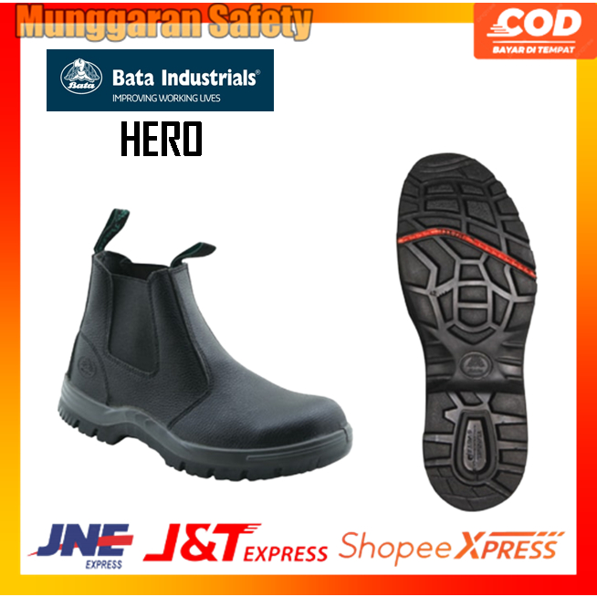 Jual Sepatu Bata Industrial Hero 2 S1 Original - Sepatu Safety Bata ...