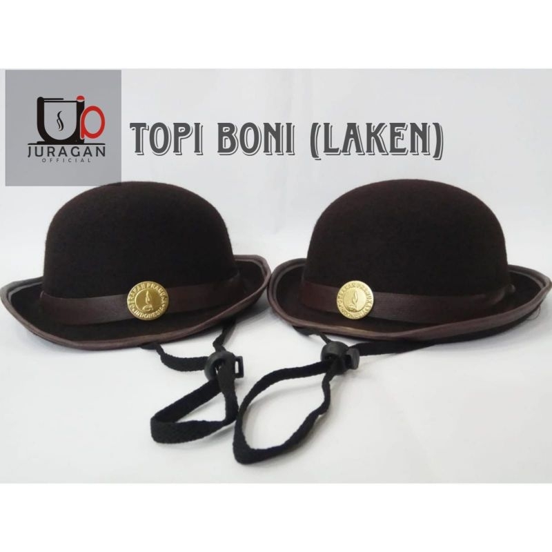 Jual JRG TOPI PRAMUKA BONI SD SMP SMA Topi Boni Pramuka Bahan Laken ...