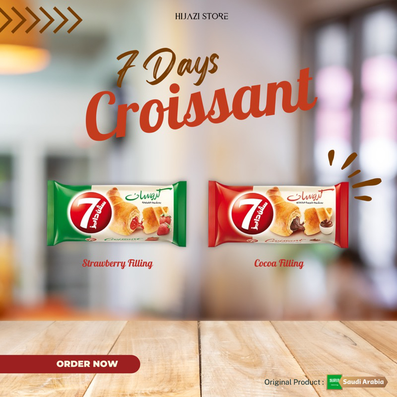 Jual per pcs 7 Days Croissant Saudi Jastip Makkah Madinah | Shopee ...