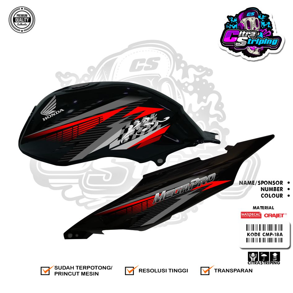 Jual STICKER STRIPING MEGA PRO PRIMUS VARIASI STICKER MP PRIMUS KODE ...