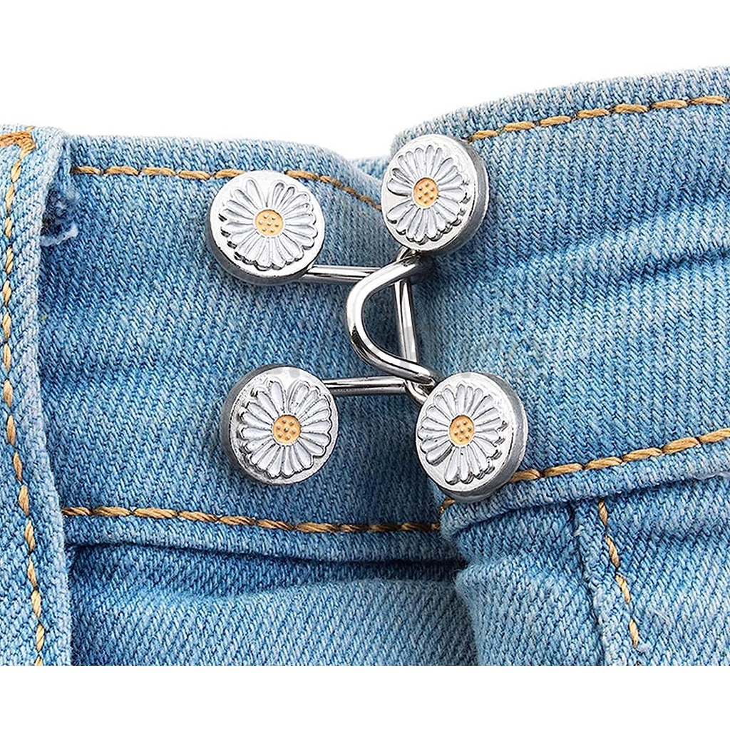 Jual Kancing Jeans Logam Simple Adjustable Motif Bunga Model Pin Bros ...