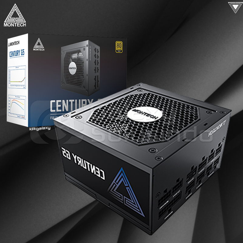 Jual Montech CENTURY G5 850 850Watt 80 Plus Gold Full Modular Power ...