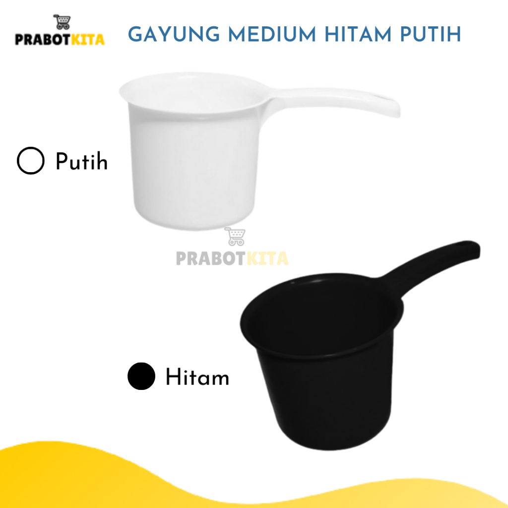 Jual Gayung Hitam Putih / Gayung Aesthetic / Gayung Warna / Gayung ...