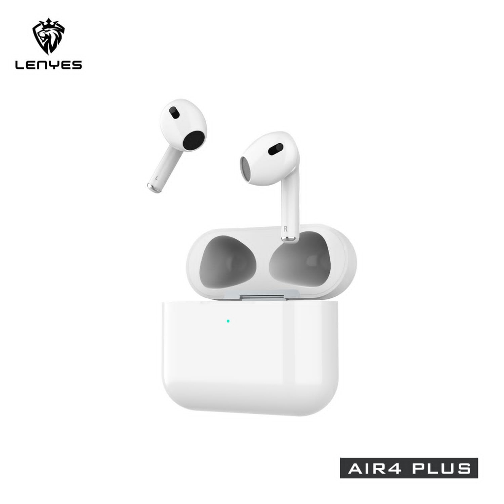 Jual LENYES AIR 4 PLUS TWS Wireless Earbuds Bluetooth 5.1 Smart Touch ...