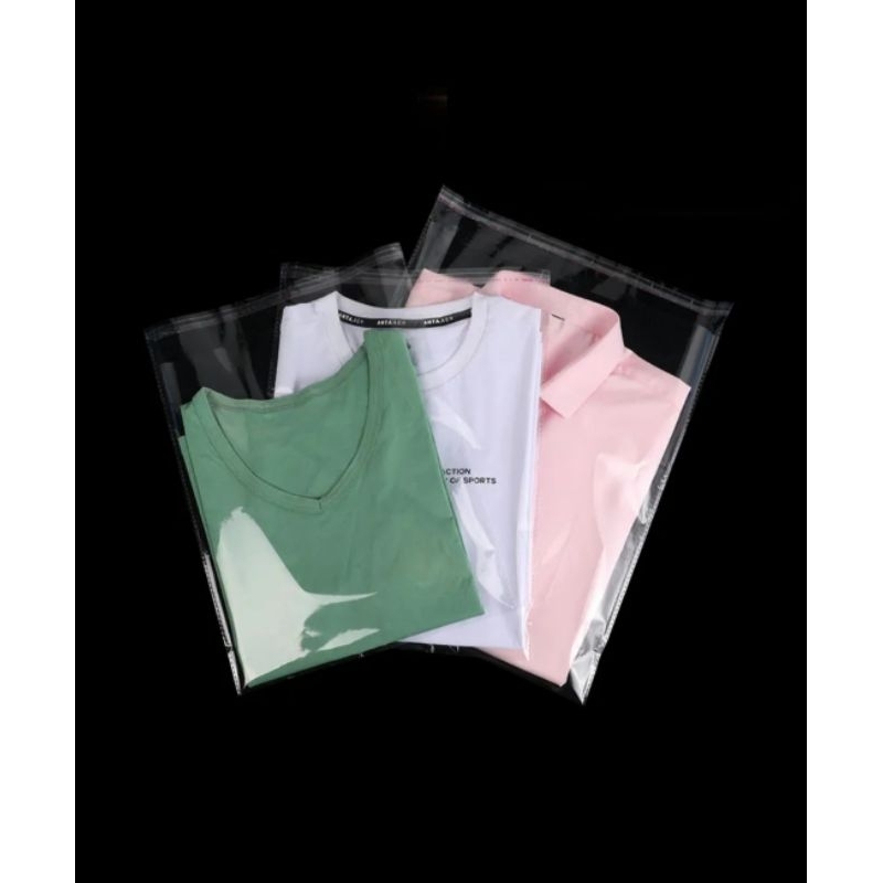 Jual Plastik OPP Baju Tebal dengan perekat 20cm x 30cm ( 100 pcs ...