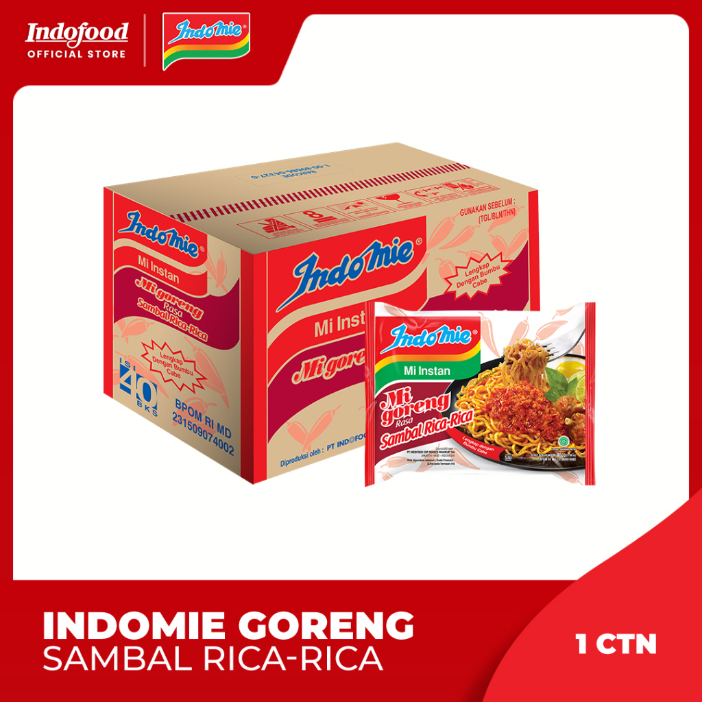 Jual 1 ctn - Indomie Goreng Sambal Rica-rica | Shopee Indonesia