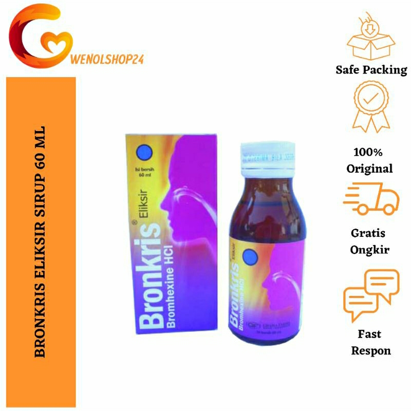 Jual Bronkris Eliksir 60 ML Sirup / Obat Batuk Berdahak | Shopee Indonesia