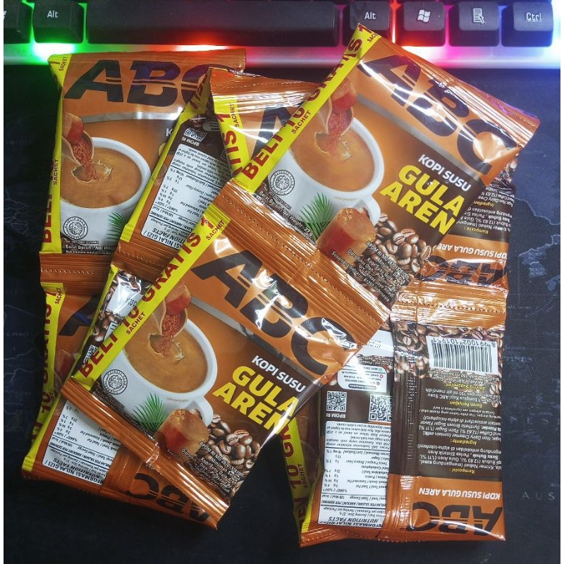 Jual ABC Kopi Susu Gula Aren Renceng ( 11 x 27g ) / ABC Susu Gula Aren ...