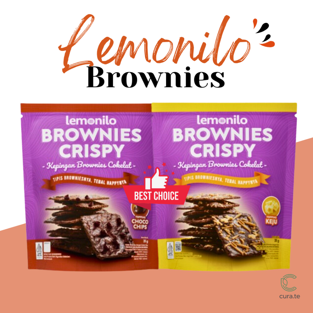 Jual LEMONILO BROWNIES CRISPY RASA CHOCOCHIPS & KEJU | SNACK CEMILAN ...