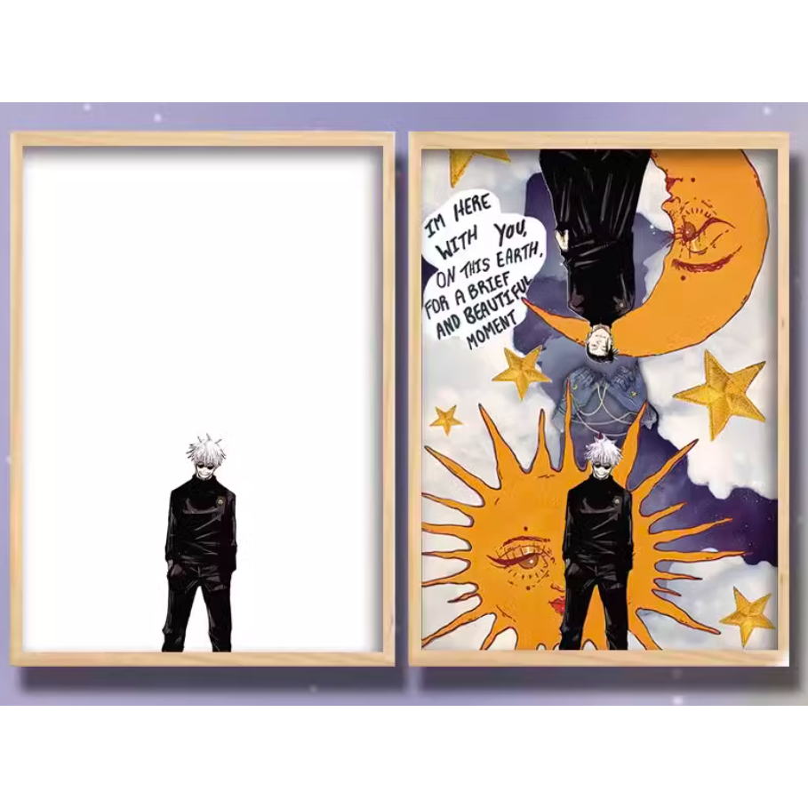 Jual Jujutsu Kaisen Gojo Satoru Geto Suguru SatoSugu Light Box Frame ...