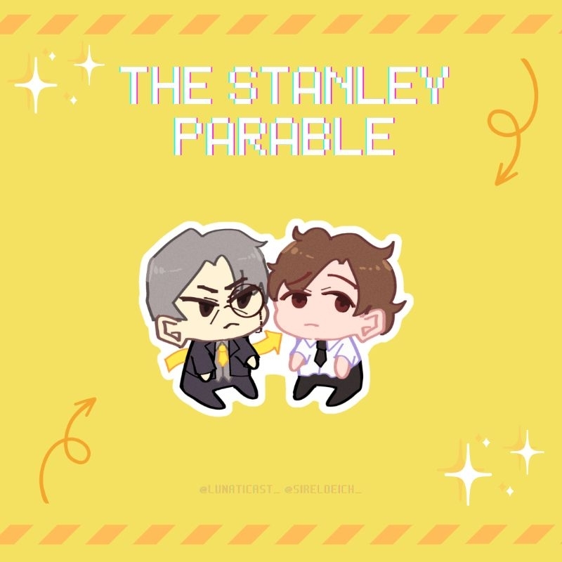Jual The Stanley Parable Keychain and Sticker Fanart by Sirelderich and ...