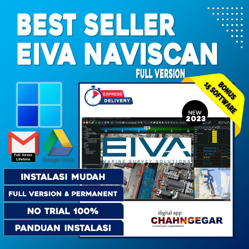 Jual EIVA NaviScan 2023 Full Version Software Sonar, sensor and laser ...