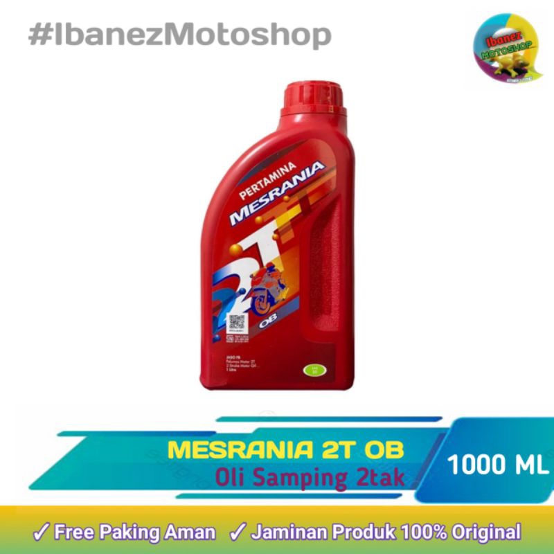 Jual Mesrania 2t Ob Oli samping 2tak 1 Liter | Mesran Ob Sae30 (DIJAMIN ...