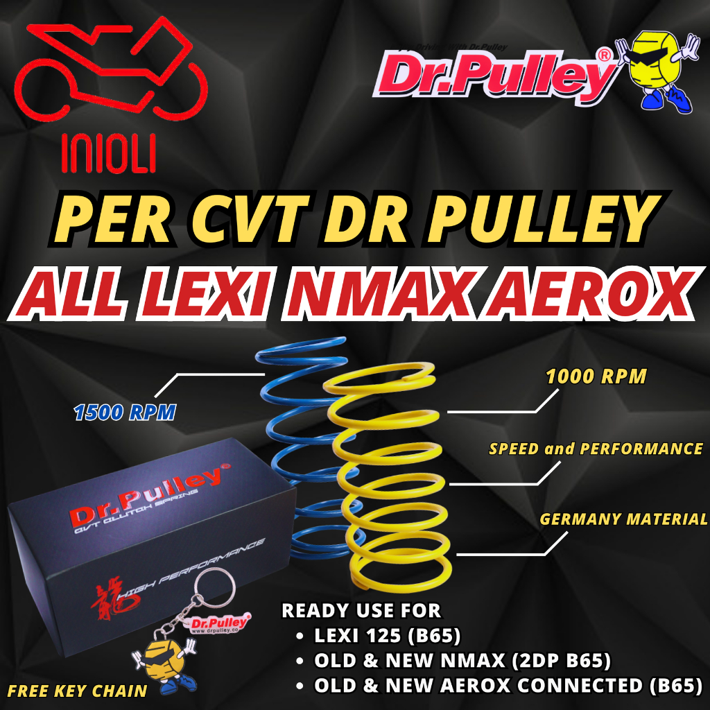 Jual PER CVT DR PULLEY 1000 1500 RPM LEXI NMAX AEROX CONNECTED B65 B8R ...