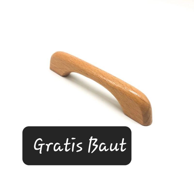 Jual Tarikan Kayu lemari handle laci pintu KAYU SOLID | Shopee Indonesia