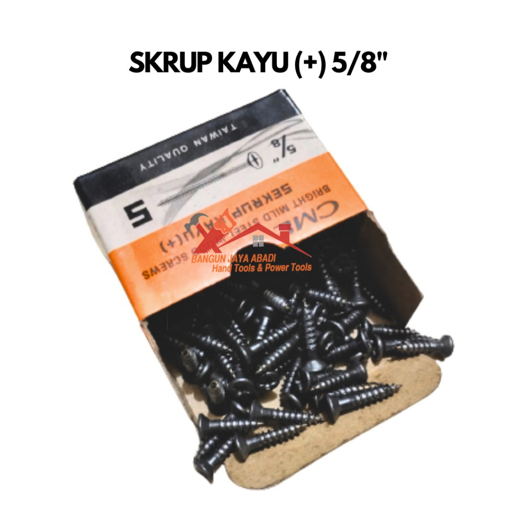 Jual BJ SEKRUP KAYU SKRUP TAPPING WOOD SCREW 5/8 TERMURAH BAGUS AWET ...