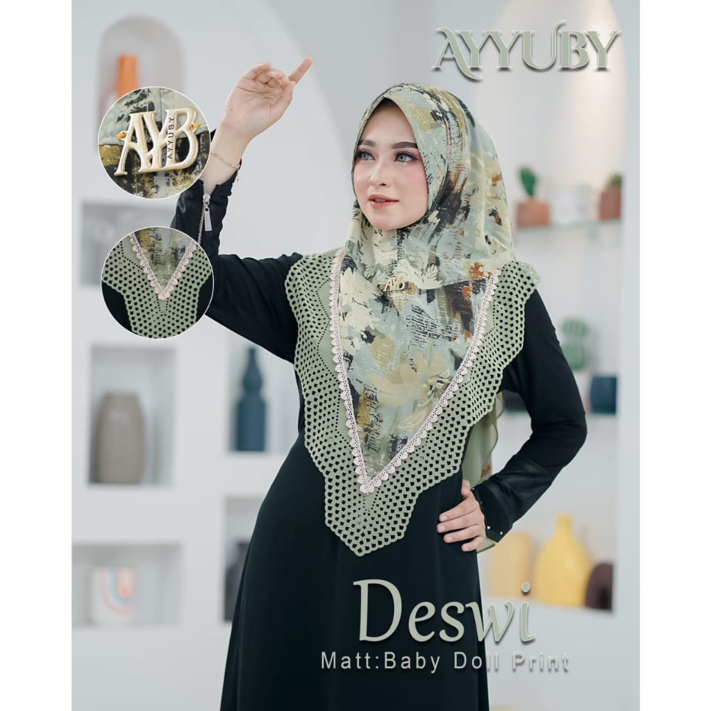 Jual HIJAB INSTAN DESWI SYARII ORIGINAL AYYUBY | Shopee Indonesia