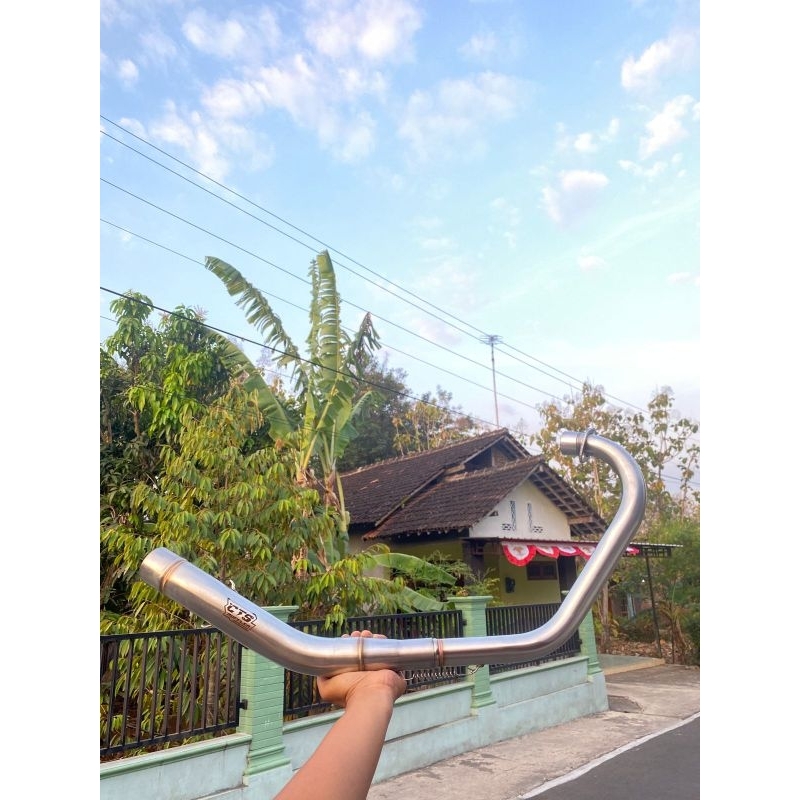 Jual PIPA LEHER VERSA MP MONO ROL BENDING ORI CTS MUFFLER | Shopee ...