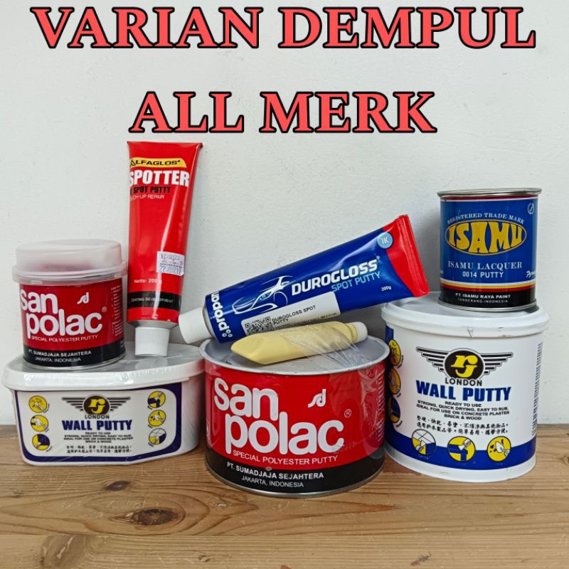 Jual dempul wallputty dempul motor dempul mobil dempul instan durogloss ...