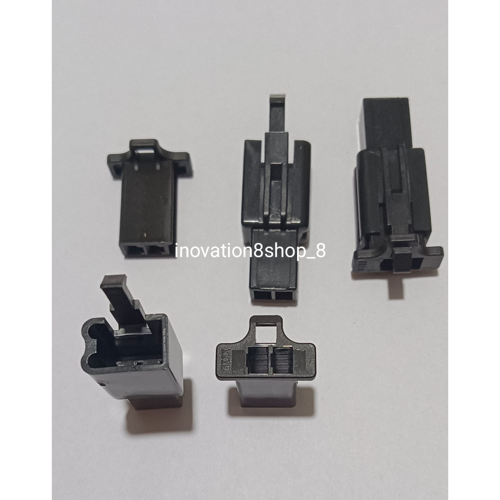 Jual SOKET 2 PIN MALE DAN FEMALE HITAM/SOKET 2 PIN CEWE COWO HITAM ...